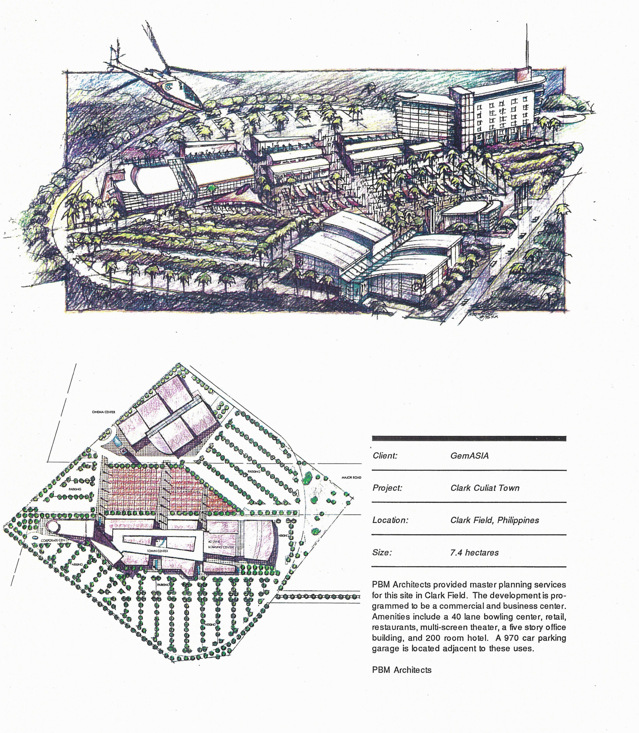 Masterplans, Clark Airfield – disseny : llorá